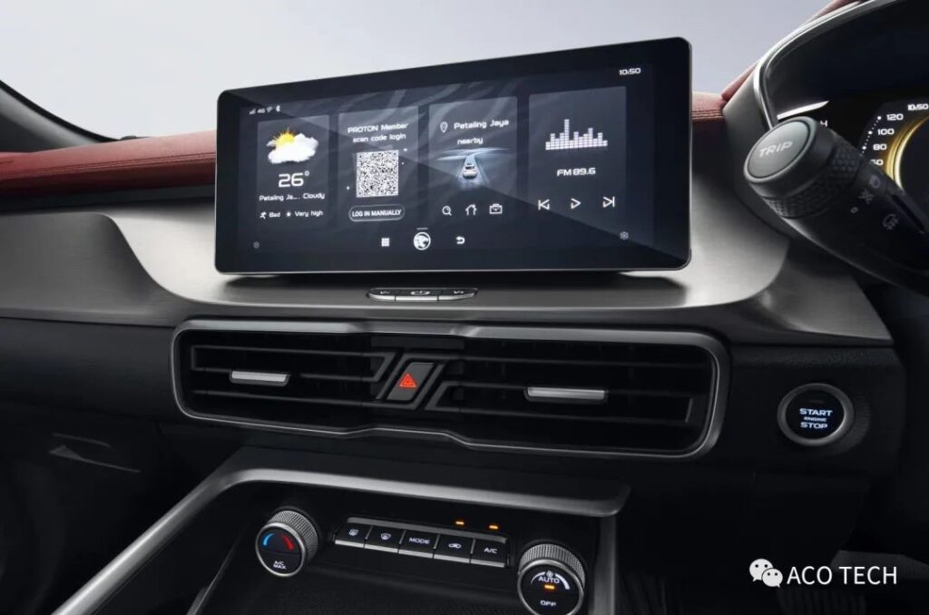 Proton launches new Proton X50 with leading GKUI 19 system BM - Aco Tech